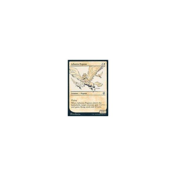 商品名：中古マジックザギャザリング 299[C]：【AFR】【FOIL】【ルールブック仕様】Arborea Pegasus/アルボレーアのペガサスマジックザギャザリング/英語版FOIL/C/白/フォーゴトン・レルム探訪分類：白/レア度：Cシ...