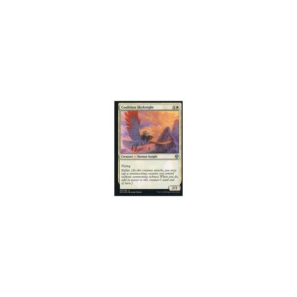 商品名：中古マジックザギャザリング 014/281[U]：【DMU】【FOIL】Coalition Skyknight/連合の空騎士マジックザギャザリング/英語版FOIL/U/白/団結のドミナリア分類：白/レア度：Uシリーズ：団結のドミナリ...
