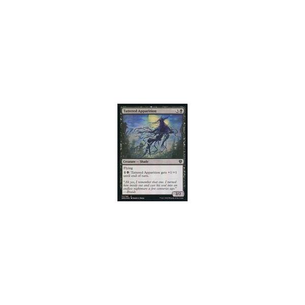 商品名：中古マジックザギャザリング 111/281[C]：【DMU】【FOIL】Tattered Apparition/ぼろぼろの亡霊マジックザギャザリング/英語版FOIL/C/黒/団結のドミナリア分類：黒/レア度：Cシリーズ：団結のドミナ...