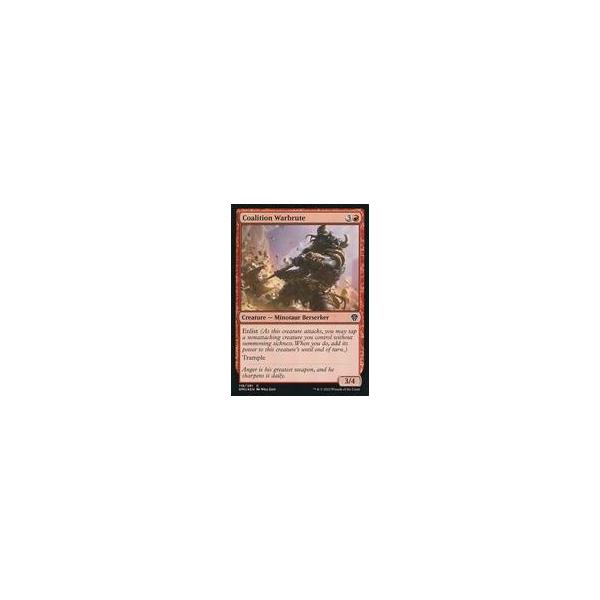 商品名：中古マジックザギャザリング 118/281[C]：【DMU】【FOIL】Coalition Warbrute/連合の戦暴者マジックザギャザリング/英語版FOIL/C/赤/団結のドミナリア分類：赤/レア度：Cシリーズ：団結のドミナリア...