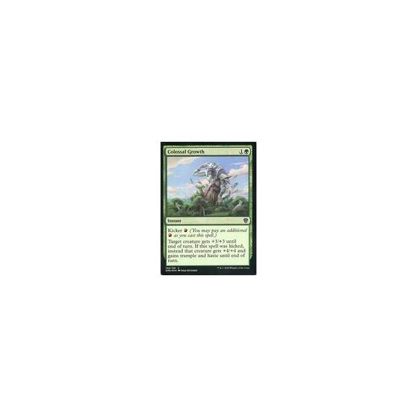 商品名：中古マジックザギャザリング 158/281[C]：【DMU】【FOIL】Colossal Growth/壮大な成長マジックザギャザリング/英語版FOIL/C/緑/団結のドミナリア分類：緑/レア度：Cシリーズ：団結のドミナリア商品解説...