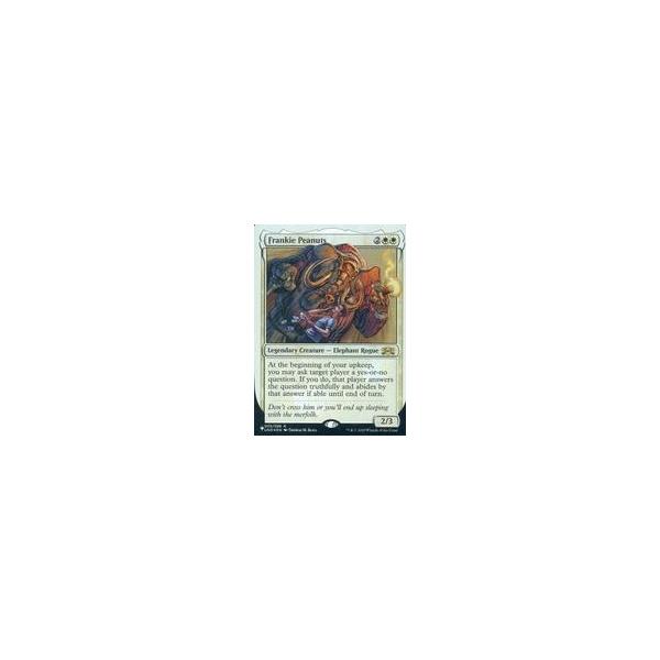 商品名：中古マジックザギャザリング 005/096[R]：【PLIST】【FOIL】Frankie Peanutsマジックザギャザリング/英語版FOIL/R/白/ザ・リスト/The List/Unfinity コレクター・ブースター分類：白...