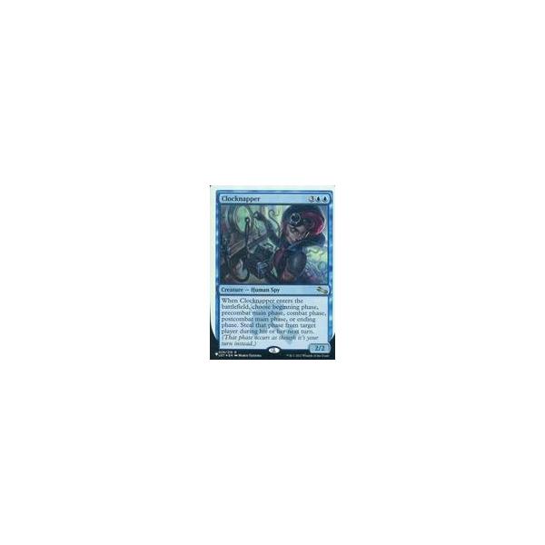 商品名：中古マジックザギャザリング 029/216[R]：【PLIST】【FOIL】Clocknapper/時計泥棒マジックザギャザリング/英語版FOIL/R/青/ザ・リスト/The List/Unfinity コレクター・ブースター分類：...