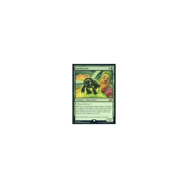 商品名：中古マジックザギャザリング 155/244[R]：【UNF】【FOIL】Spelling Bee/綴り蜂マジックザギャザリング/英語版FOIL/R/緑/Unfinity分類：緑/レア度：Rシリーズ：Unfinity商品解説■「マジッ...