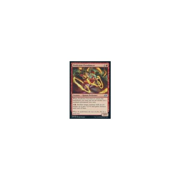 商品名：中古マジックザギャザリング 120/244[U]：【UNF】【FOIL】Proficient Pyrodancer/火踊りの達人マジックザギャザリング/英語版FOIL/U/赤/Unfinity分類：赤/レア度：Uシリーズ：Unfin...
