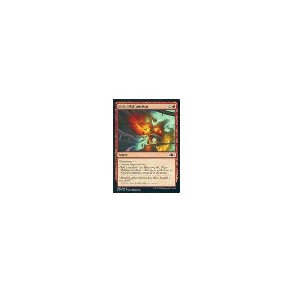 商品名：中古マジックザギャザリング 123/244[C]：【UNF】【FOIL】Slight Malfunction/ちょっとした動作不良マジックザギャザリング/英語版FOIL/C/赤/Unfinity分類：赤/レア度：Cシリーズ：Unfi...