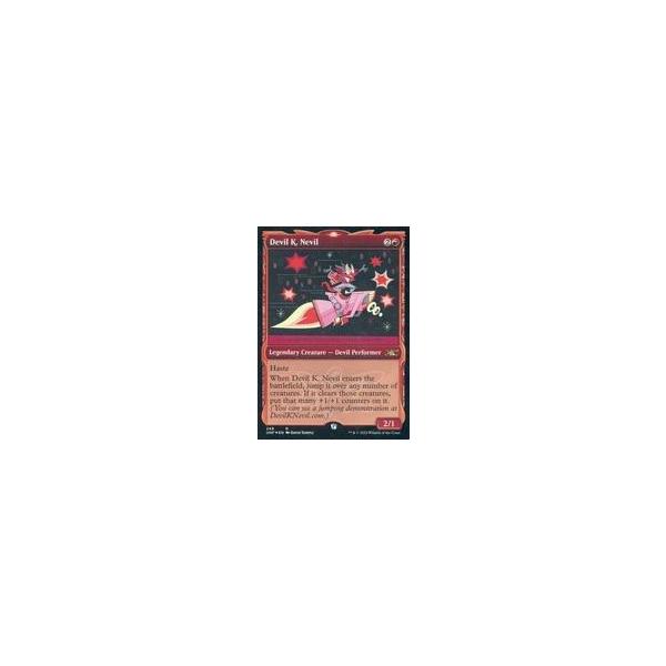 商品名：中古マジックザギャザリング 249[R]：【UNF】【FOIL】【近未来的】Devil K. Nevil/デビル・Ｋ・ネビルマジックザギャザリング/英語版FOIL/R/赤/Unfinity分類：赤/レア度：Rシリーズ：Unfinit...