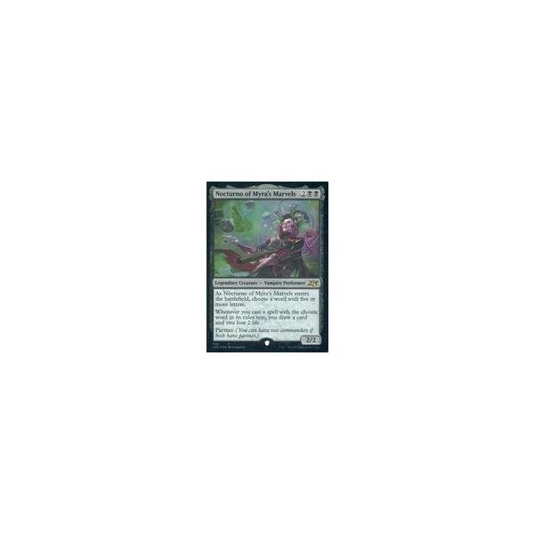 商品名：中古マジックザギャザリング 368[R]：【UNF】【ギャラクシーFOIL】Nocturno of Myra’s Marvels/マイラの超人、ノクターノマジックザギャザリング/英語版FOIL/R/黒/Unfinity コレクター・...
