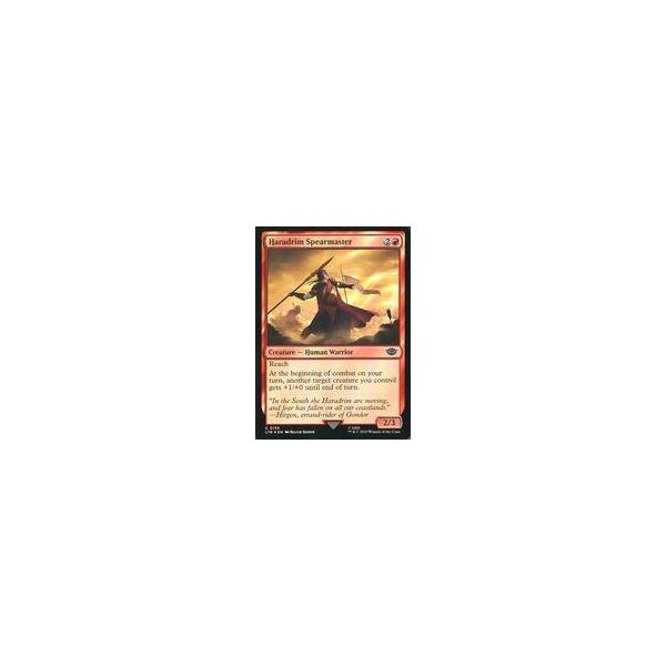 商品名：中古マジックザギャザリング 0135[C]：【LTR】【FOIL】Haradrim Spearmaster/ハラドリムの槍使いマジックザギャザリング/英語版FOIL/C/赤/指輪物語：中つ国の伝承分類：赤/レア度：Cシリーズ：指輪物...