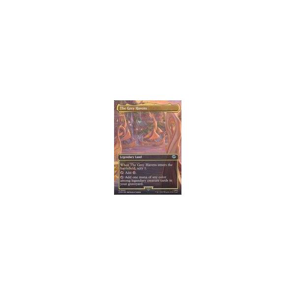 商品名：中古マジックザギャザリング 0443[R]：【LTR】【FOIL】【ボーダーレス・シーン版】The Grey Havens/灰色港マジックザギャザリング/英語版FOIL/R/土地/指輪物語：中つ国の伝承分類：土地/レア度：Rシリーズ...