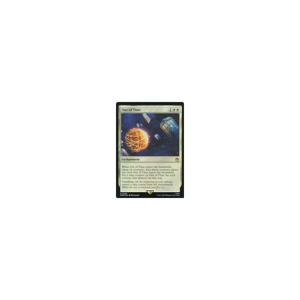 商品名：中古マジックザギャザリング 0209[R]：【WHO】【FOIL】Out of Time/時空からの退去マジックザギャザリング/英語版FOIL/R/白/ユニバースビヨンド ドクター・フー コレクター・ブースター分類：白/レア度：Rシ...