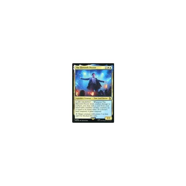 商品名：中古マジックザギャザリング 0125[R]：【WHO】【FOIL】The Eleventh Doctor/11代目ドクターマジックザギャザリング/英語版FOIL/R/マルチカラー/ユニバースビヨンド ドクター・フー コレクター・ブー...