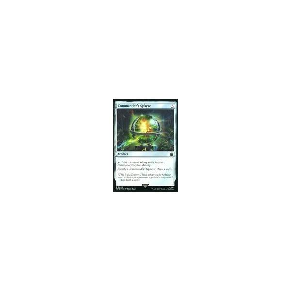 商品名：中古マジックザギャザリング 0240[C]：【WHO】【FOIL】Commander’s Sphere/統率者の宝球マジックザギャザリング/英語版FOIL/C/アーティファクト/ユニバースビヨンド ドクター・フー コレクター・ブース...