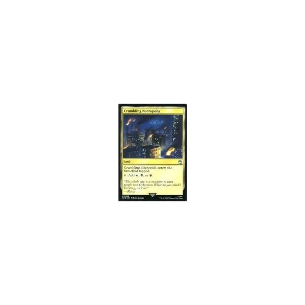 商品名：中古マジックザギャザリング 0268[U]：【WHO】【FOIL】Crumbling Necropolis/崩れゆく死滅都市マジックザギャザリング/英語版FOIL/U/土地/ユニバースビヨンド ドクター・フー コレクター・ブースター...