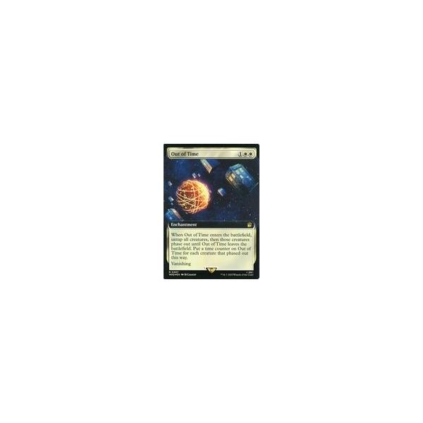 商品名：中古マジックザギャザリング 0467[R]：【WHO】【FOIL】【拡張アート版】Out of Time/時空からの退去マジックザギャザリング/英語版FOIL/R/白/ユニバースビヨンド ドクター・フー コレクター・ブースター分類：...