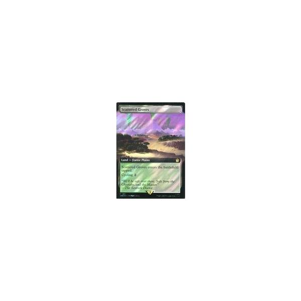 商品名：中古マジックザギャザリング 1103[R]：【WHO】【サージFOIL】【拡張アート版】Scattered Groves/まばらな木立ちマジックザギャザリング/英語版FOIL/R/土地/ユニバースビヨンド ドクター・フー コレクター...