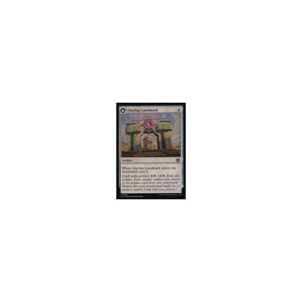 商品名：中古マジックザギャザリング 0029[C]：【LCI】【FOIL】Oteclan Landmark/Oteclan Levitator/オテクランの目印/オテクランの浮揚標マジックザギャザリング/英語版FOIL/C/白/イクサラン：...