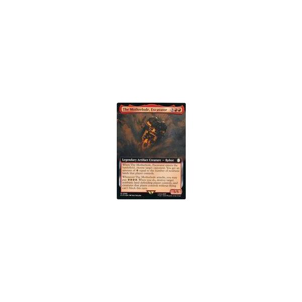 商品名：中古マジックザギャザリング 0389[R]：【PIP】【FOIL】【拡張アート版】The Motherlode  Excavator/掘削機、マザーロードマジックザギャザリング/英語版FOIL/R/赤/ユニバースビヨンド Fallo...