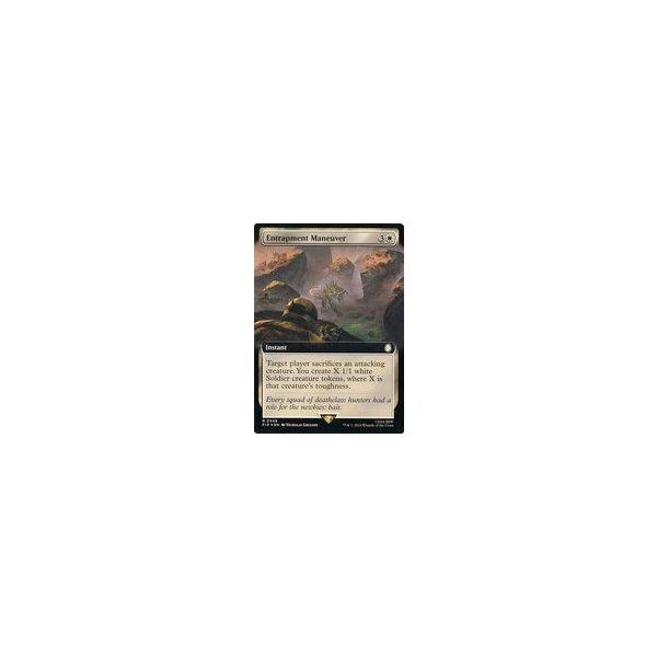 商品名：中古マジックザギャザリング 0449[R]：【PIP】【FOIL】【拡張アート版】Entrapment Maneuver/偽計マジックザギャザリング/英語版FOIL/R/白/ユニバースビヨンド Fallout コレクター・ブースター...