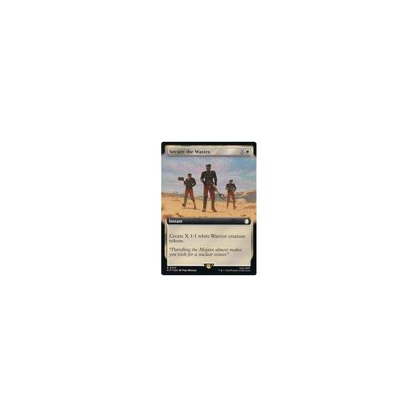 商品名：中古マジックザギャザリング 0457[R]：【PIP】【FOIL】【拡張アート版】Secure the Wastes/荒野の確保マジックザギャザリング/英語版FOIL/R/白/ユニバースビヨンド Fallout コレクター・ブースタ...