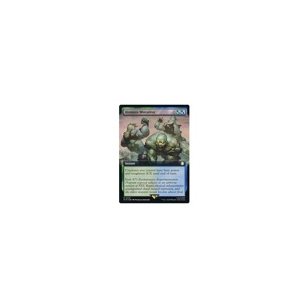 商品名：中古マジックザギャザリング 0475[R]：【PIP】【FOIL】【拡張アート版】Biomass Mutation/生体材料の突然変異マジックザギャザリング/英語版FOIL/R/ハイブリッド/ユニバースビヨンド Fallout コレ...