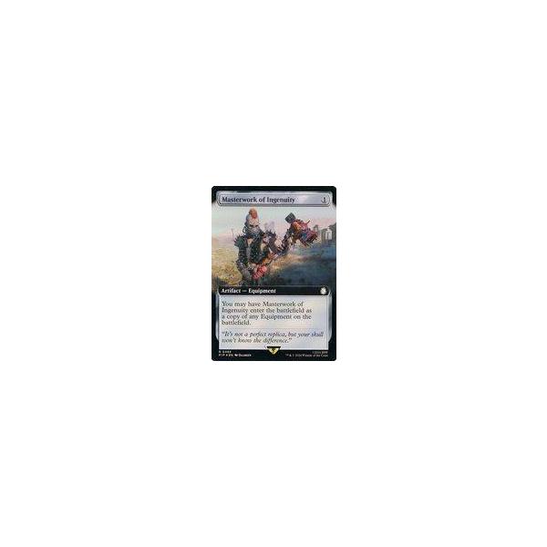 商品名：中古マジックザギャザリング 0483[R]：【PIP】【FOIL】【拡張アート版】Masterwork of Ingenuity/創意工夫の傑作マジックザギャザリング/英語版FOIL/R/アーティファクト/ユニバースビヨンド Fal...