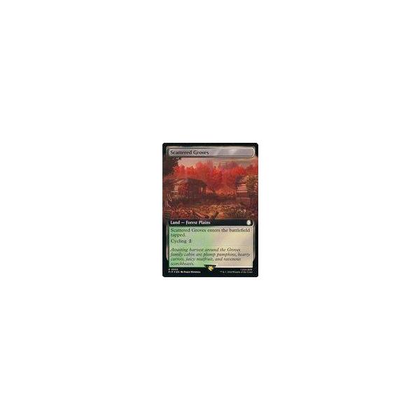 商品名：中古マジックザギャザリング 0505[R]：【PIP】【FOIL】【拡張アート版】Scattered Groves/まばらな木立ちマジックザギャザリング/英語版FOIL/R/土地/ユニバースビヨンド Fallout コレクター・ブー...