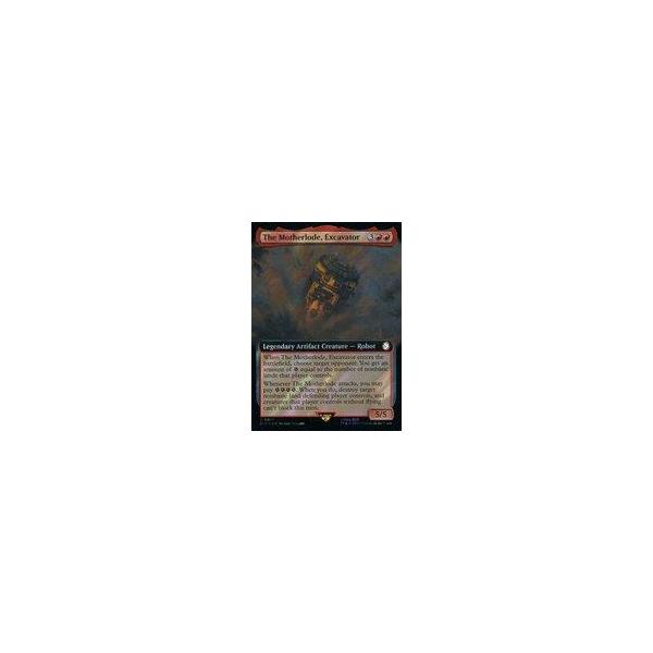商品名：中古マジックザギャザリング 0917[R]：【PIP】【サージFOIL】【拡張アート版】The Motherlode  Excavator/掘削機、マザーロードマジックザギャザリング/英語版FOIL/R/赤/ユニバースビヨンド Fa...