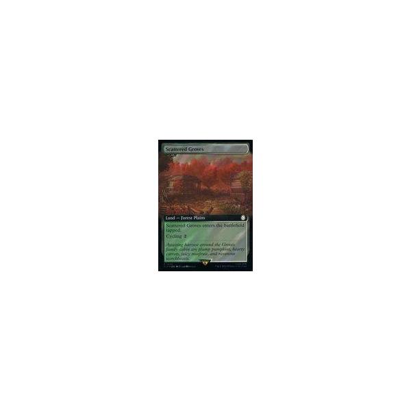 商品名：中古マジックザギャザリング 1033[R]：【PIP】【サージFOIL】【拡張アート版】Scattered Groves/まばらな木立ちマジックザギャザリング/英語版FOIL/R/土地/ユニバースビヨンド Fallout コレクター...