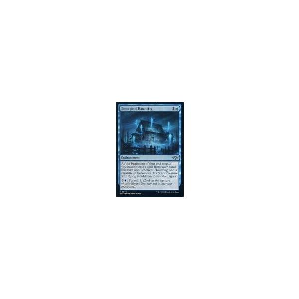 商品名：中古マジックザギャザリング 0046[U]：【OTJ】【FOIL】Emergent Haunting/現れ出る心霊マジックザギャザリング/英語版FOIL/U/青/サンダー・ジャンクションの無法者分類：青/レア度：Uシリーズ：サンダー...