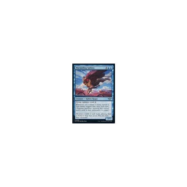 商品名：中古マジックザギャザリング 0056[U]：【OTJ】【FOIL】Marauding Sphinx/無法のスフィンクスマジックザギャザリング/英語版FOIL/U/青/サンダー・ジャンクションの無法者分類：青/レア度：Uシリーズ：サン...
