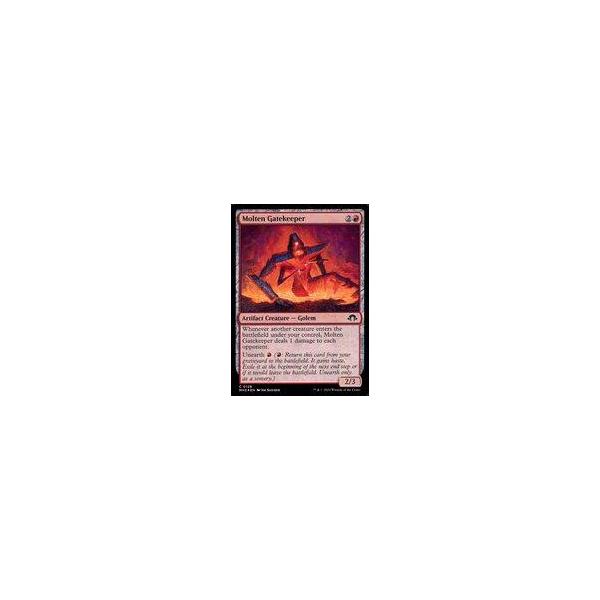 商品名：中古マジックザギャザリング 0128[C]：【MH3】【FOIL】Molten Gatekeeper/溶鉄の門番マジックザギャザリング/英語版FOIL/C/赤/モダンホライゾン3分類：赤/レア度：Cシリーズ：モダンホライゾン3商品解...