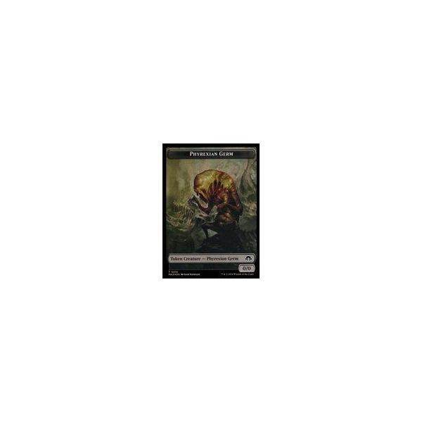 商品名：中古マジックザギャザリング 0016・0035[トークン]：【MH3】【FOIL】PHYREXIAN GERM/TAMIYO  SEASONED SCHOLAR/ファイレクシアン・細菌/老練の学匠、タミヨウマジックザギャザリング/英...