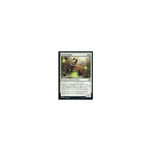 商品名：中古マジックザギャザリング 0023[C]：【BLB】【FOIL】Nettle Guard/イラクサの護衛マジックザギャザリング/英語版FOIL/C/白/ブルームバロウ分類：白/レア度：Cシリーズ：ブルームバロウ商品解説■「マジック...