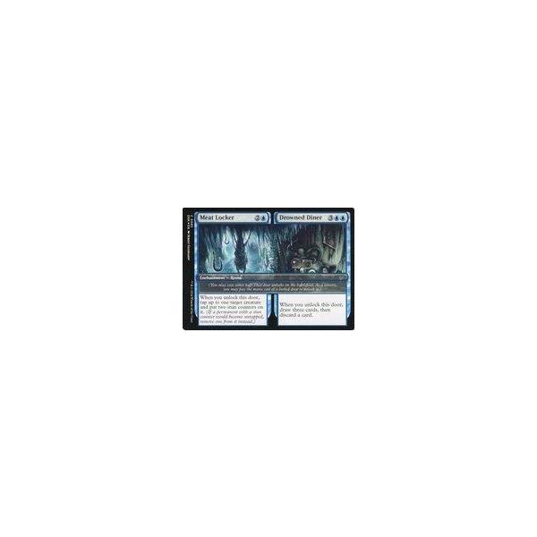 商品名：中古マジックザギャザリング 0065[C]：【DSK】【FOIL】Meat Locker+Drowned Diner/食肉用冷凍室+冠水した食堂マジックザギャザリング/英語版FOIL/C/青/ダスクモーン：戦慄の館分類：青/レア度：...
