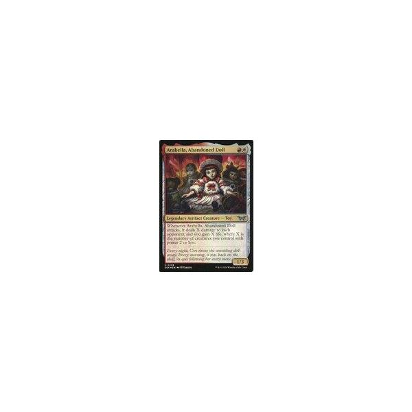 商品名：中古マジックザギャザリング 0208[U]：【DSK】【FOIL】Arabella  Abandoned Doll/見捨てられた人形、アラベラマジックザギャザリング/英語版FOIL/U/マルチカラー/ダスクモーン：戦慄の館分類：マル...