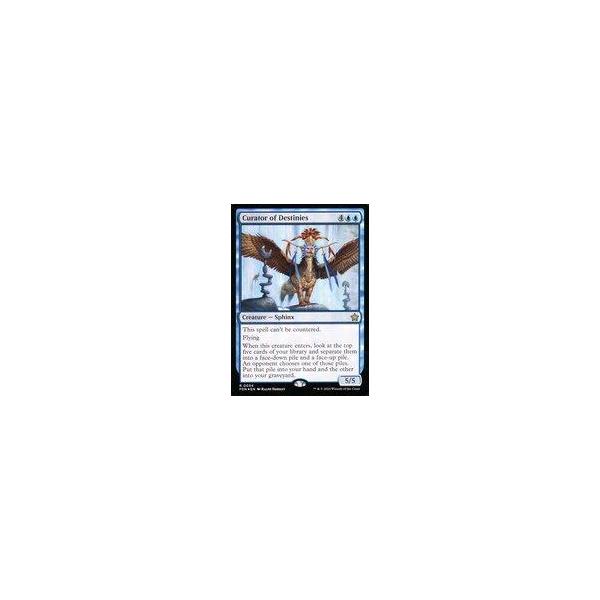 商品名：中古マジックザギャザリング 0034[R]：【FDN】【FOIL】Curator of Destinies/運命の管理者マジックザギャザリング/英語版FOIL/R/青/ファウンデーションズ分類：青/レア度：Rシリーズ：ファウンデーシ...