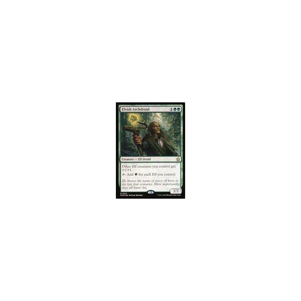 商品名：中古マジックザギャザリング 0219[R]：【FDN】【FOIL】Elvish Archdruid/エルフの大ドルイドマジックザギャザリング/英語版FOIL/R/緑/ファウンデーションズ分類：緑/レア度：Rシリーズ：ファウンデーショ...