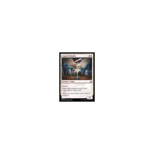 商品名：中古マジックザギャザリング 0136[U]：【FDN】【FOIL】Angel of Finality/決断の天使マジックザギャザリング/英語版FOIL/U/白/ファウンデーションズ分類：白/レア度：Uシリーズ：ファウンデーションズ商...