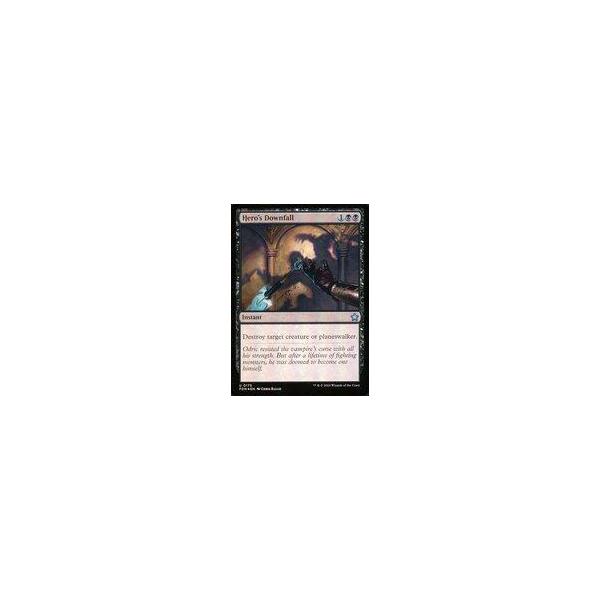商品名：中古マジックザギャザリング 0175[U]：【FDN】【FOIL】Hero’s Downfall/英雄の破滅マジックザギャザリング/英語版FOIL/U/黒/ファウンデーションズ分類：黒/レア度：Uシリーズ：ファウンデーションズ商品解...