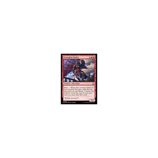 商品名：中古マジックザギャザリング 0096[U]：【FDN】【FOIL】Strongbox Raider/金庫の略奪者マジックザギャザリング/英語版FOIL/U/赤/ファウンデーションズ分類：赤/レア度：Uシリーズ：ファウンデーションズ商...