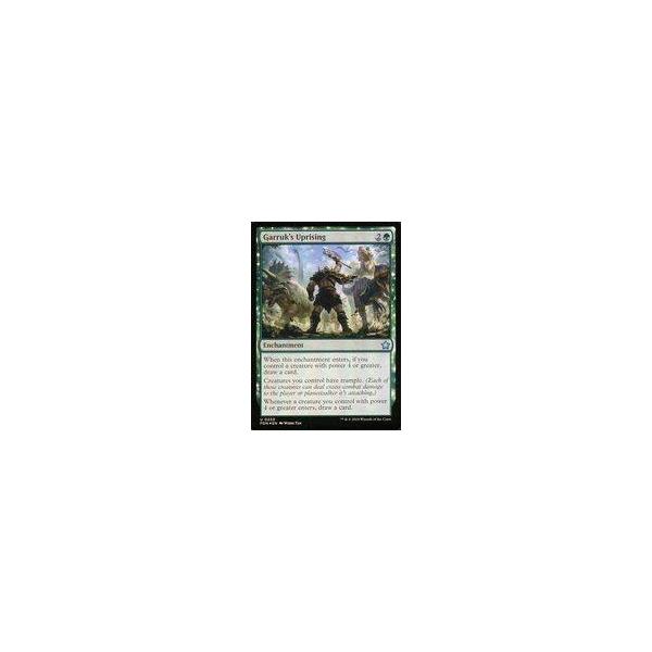 商品名：中古マジックザギャザリング 0220[U]：【FDN】【FOIL】Garruk’s Uprising/ガラクの蜂起マジックザギャザリング/英語版FOIL/U/緑/ファウンデーションズ分類：緑/レア度：Uシリーズ：ファウンデーションズ...