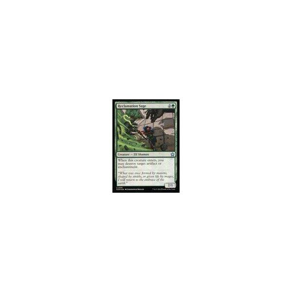 商品名：中古マジックザギャザリング 0231[U]：【FDN】【FOIL】Reclamation Sage/再利用の賢者マジックザギャザリング/英語版FOIL/U/緑/ファウンデーションズ分類：緑/レア度：Uシリーズ：ファウンデーションズ商...