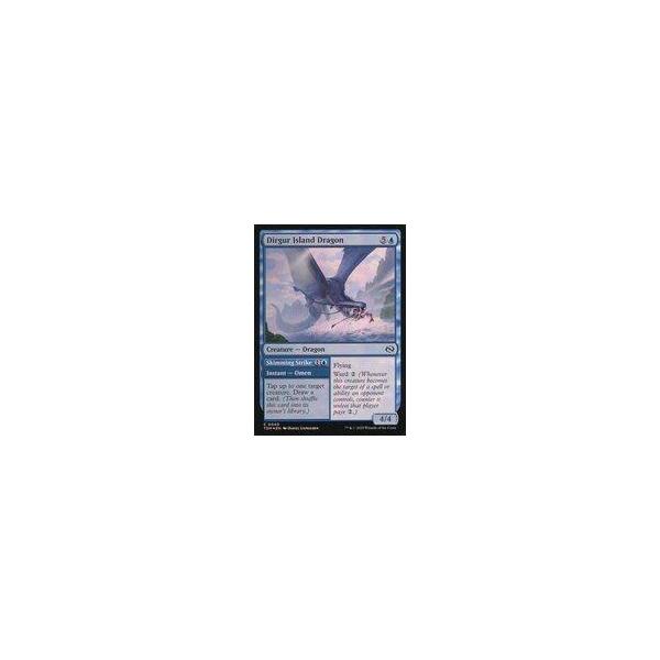 商品名：中古マジックザギャザリング 0040[C]：【TDM】【FOIL】Dirgur Island Dragon/Skimming Strike/ダルガー島の龍/掠め飛びの攻撃マジックザギャザリング/英語版FOIL/C/青/タルキール：龍...