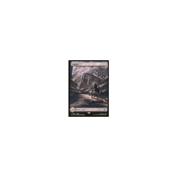 商品名：中古マジックザギャザリング 0309[L]：【FIN】【FOIL】【名所・フルアート版】Wastes/荒地マジックザギャザリング/英語版FOIL/L/基本土地/ユニバースビヨンド FINAL FANTASY分類：基本土地/レア度：L...