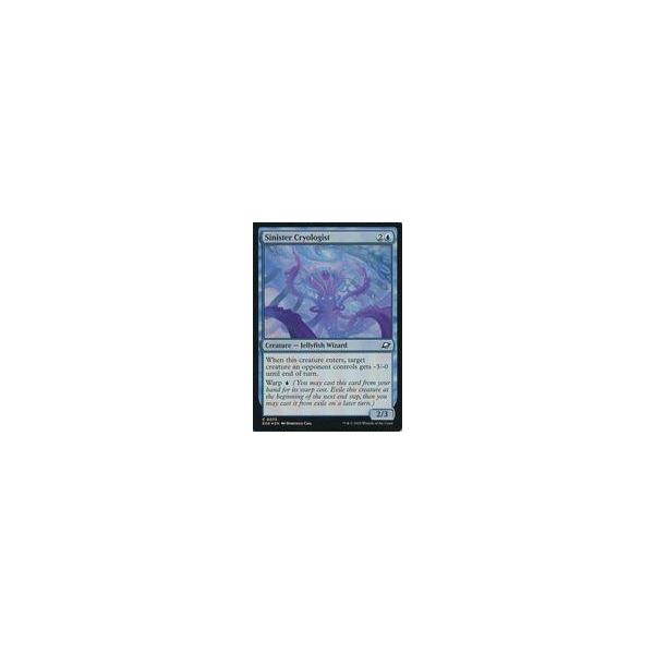 商品名：中古マジックザギャザリング 0075[C]：【EOE】【FOIL】Sinister Cryologist/悪意ある氷魔法学者マジックザギャザリング/英語版FOIL/C/青/久遠の終端分類：青/レア度：Cシリーズ：久遠の終端商品解説■...