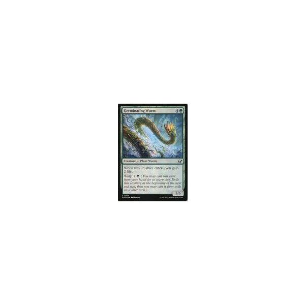 商品名：中古マジックザギャザリング 0187[C]：【EOE】【FOIL】Germinating Wurm/発芽するワームマジックザギャザリング/英語版FOIL/C/緑/久遠の終端分類：緑/レア度：Cシリーズ：久遠の終端商品解説■Magic...