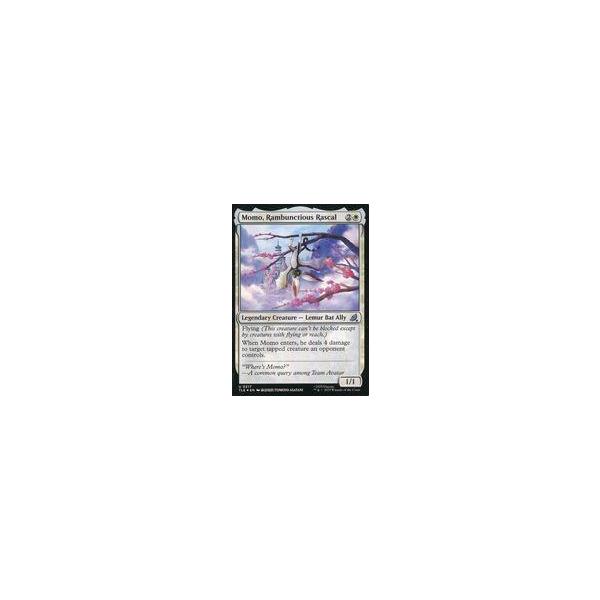 商品名：中古マジックザギャザリング 0217[U]：【TLE】【FOIL】Momo， Rambunctious Rascal/いたずらっ子、モモマジックザギャザリング/英語版FOIL/U/白/ユニバース・ビヨンド アバター 伝説の少年アン ...