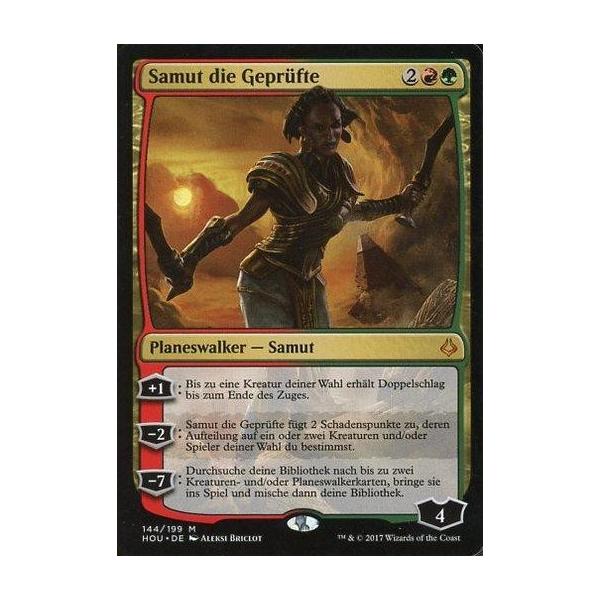 商品名：中古マジックザギャザリング [神話R]：【ドイツ語版】Samut， the Tested/試練を超えた者、サムトマジックザギャザリング/ドイツ語版/神話R/破滅の刻/マルチカラー分類：マルチカラー/レア度：神話R分類：マルチカラー/...