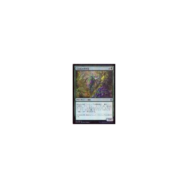 商品名：中古マジックザギャザリング 187/280[U]：【FOIL】玉虫色の角甲虫/Iridescent Hornbeetleマジックザギャザリング/日本語版FOIL/U/ゼンディカーの夜明け分類：緑/レア度：U